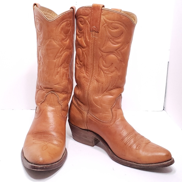 Vintage | Shoes | Bermans Vintage Western Cowboy Leather Boots | Poshmark